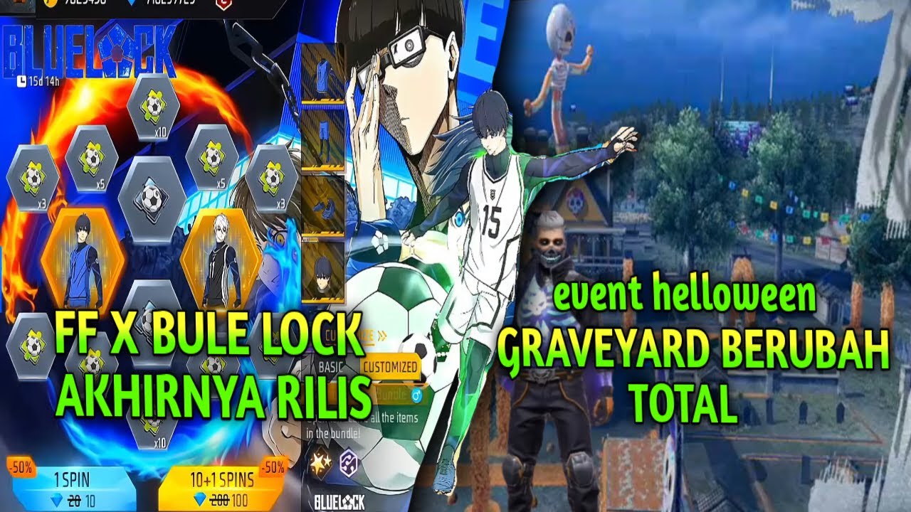 FF X BLUELOCK AKHIRNYA RILIS, kapan ff x bluelock rilis, graveyard ...