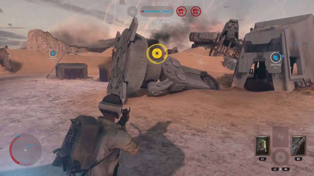 Star Wars battlefront Walker Assault - YouTube