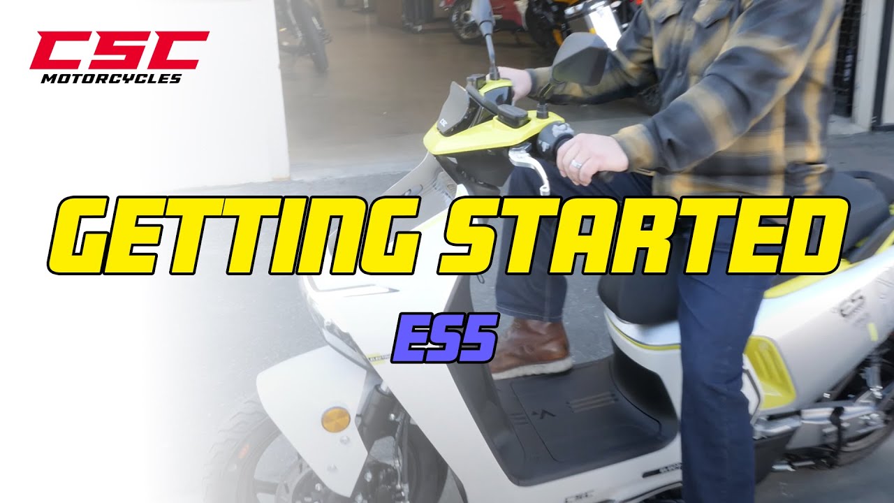 CSC ES5 electric scooter: Getting Started - YouTube