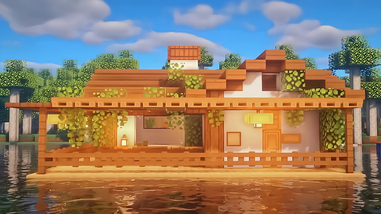 "Master Builders Unite: Create a Stunning Waterfront Home in Minecraft ...