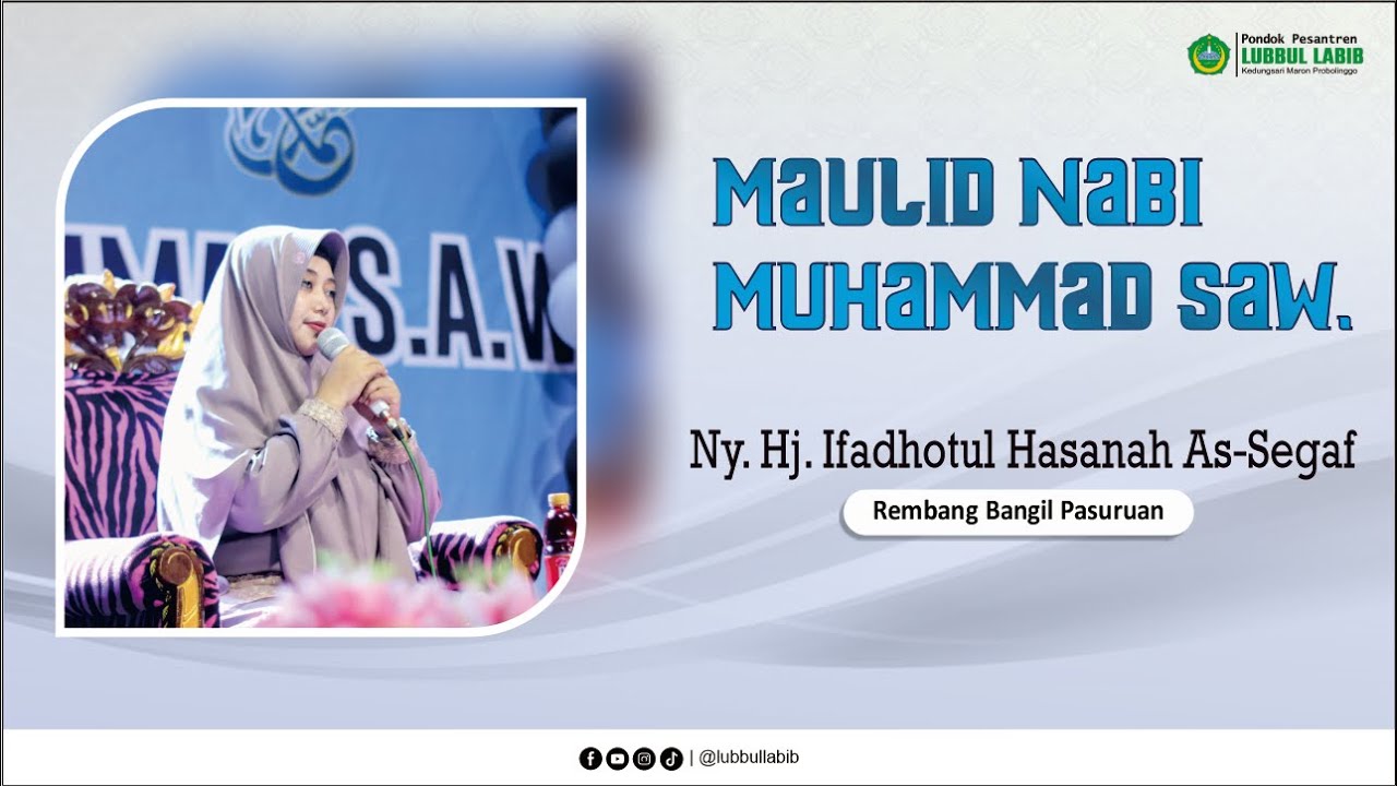 CERAMAH AGAMA | Ibu Ny. Hj. Ifadotul Hasanah As- Segaf - YouTube