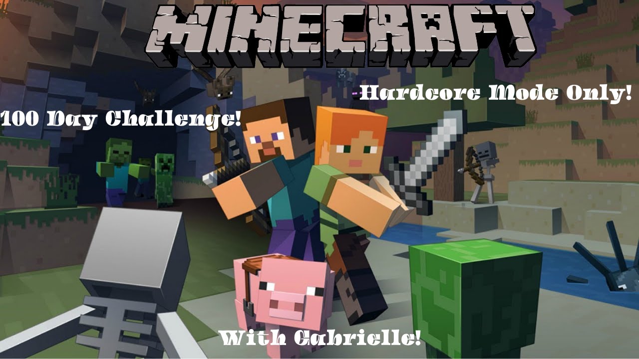 Minecraft 100 Days Challenge With @GabrielleLatreese!! Hardcore Mode ...