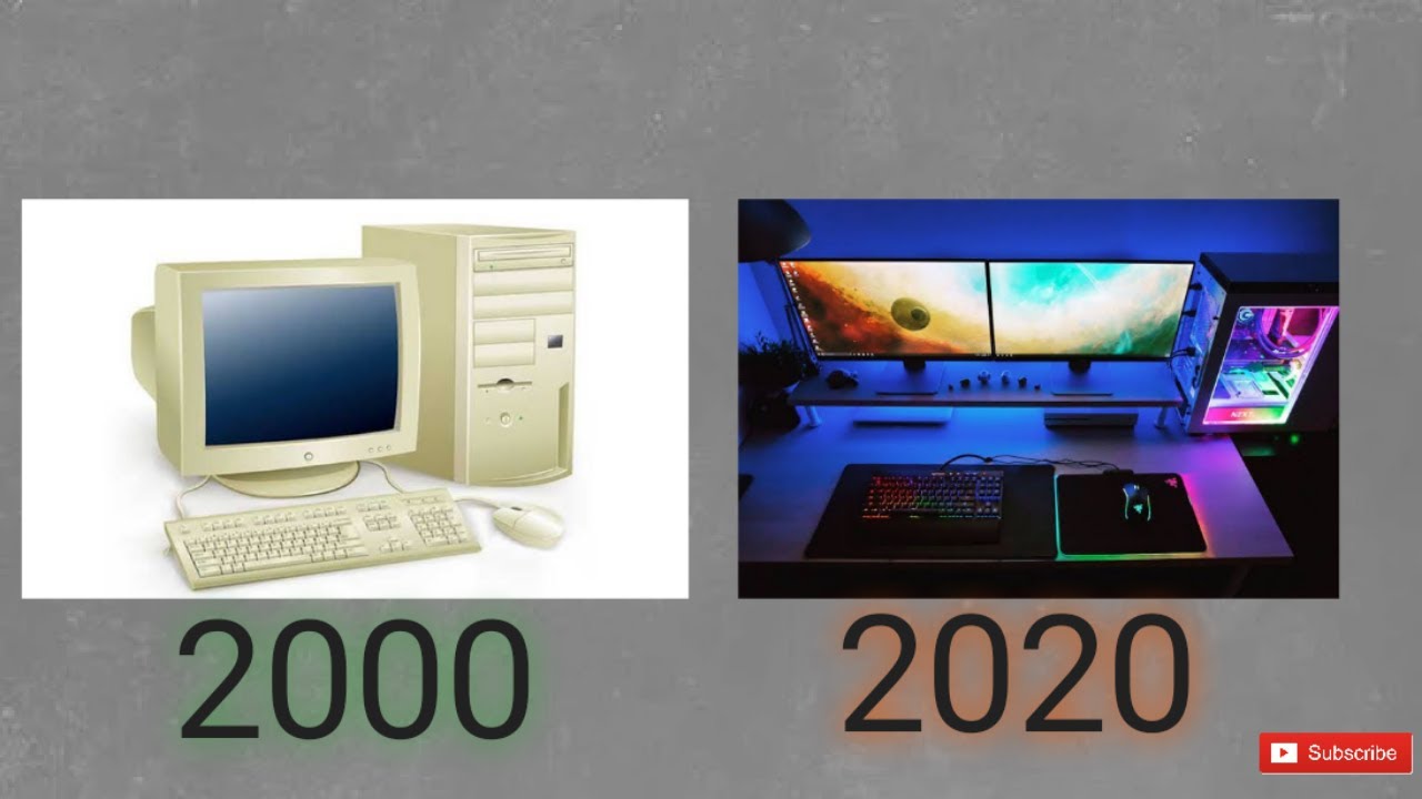 EVOLUÇÃO PC(2000)ATÉ(2020) - YouTube