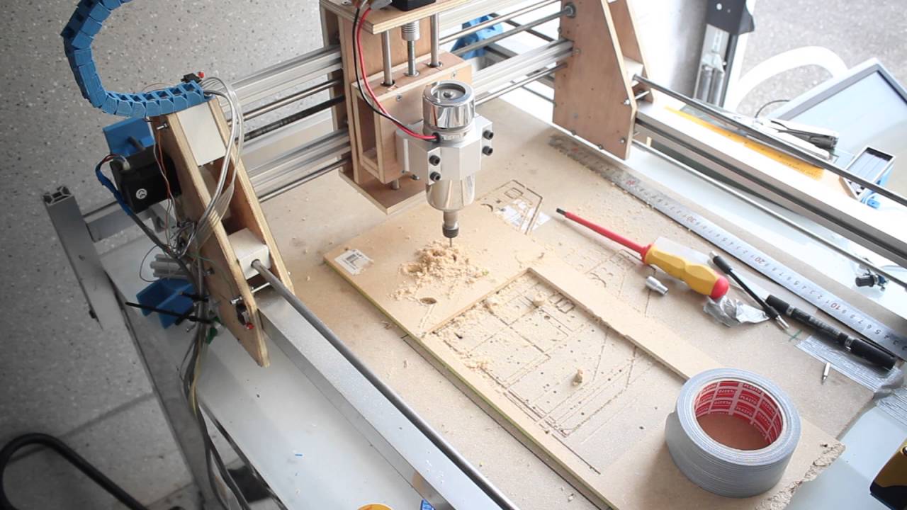 First real test with my I**A-CNC - YouTube
