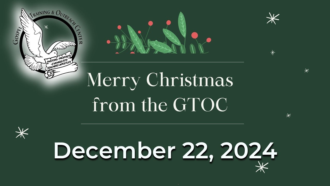 Sunday, December 22, 2024 CHRISTMAS SERVICE - YouTube