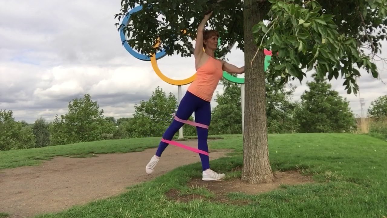 Standing 2 Bands Straight Leg Back Kick - YouTube