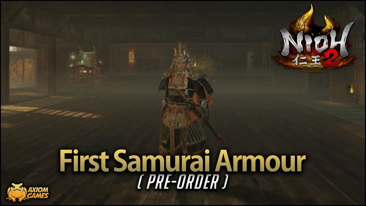 Nioh 2 - First Samurai Armour (Pre-Order) - YouTube