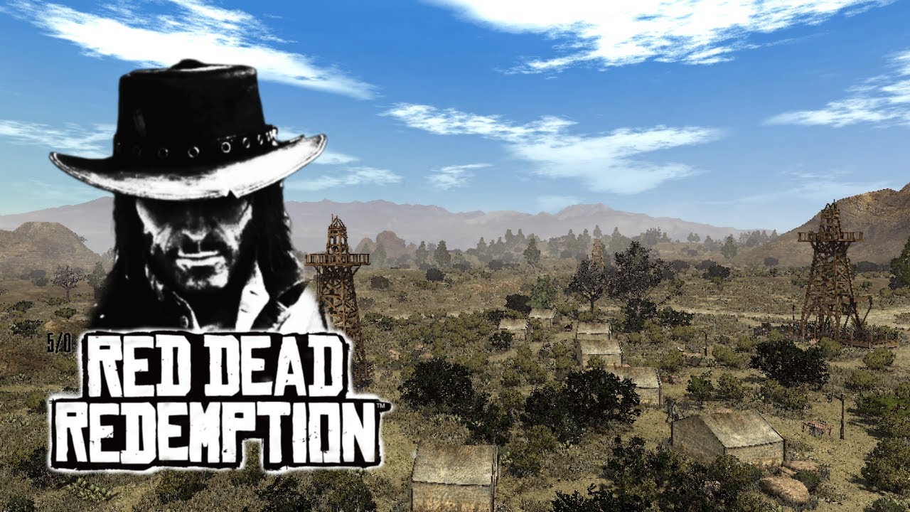 Red Dead Redemption 1 PC - Rare Movement at Plainview Oil Drilling Site ...