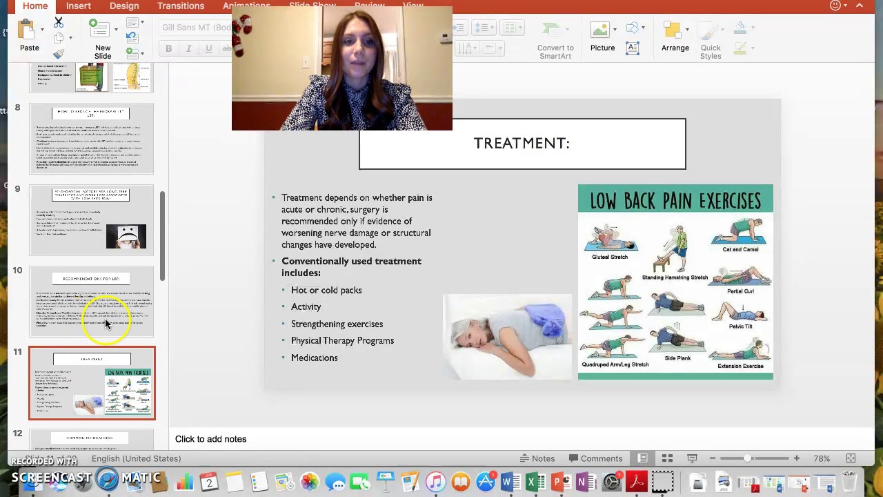 Lower Back Pain: Case Study Presentation - YouTube