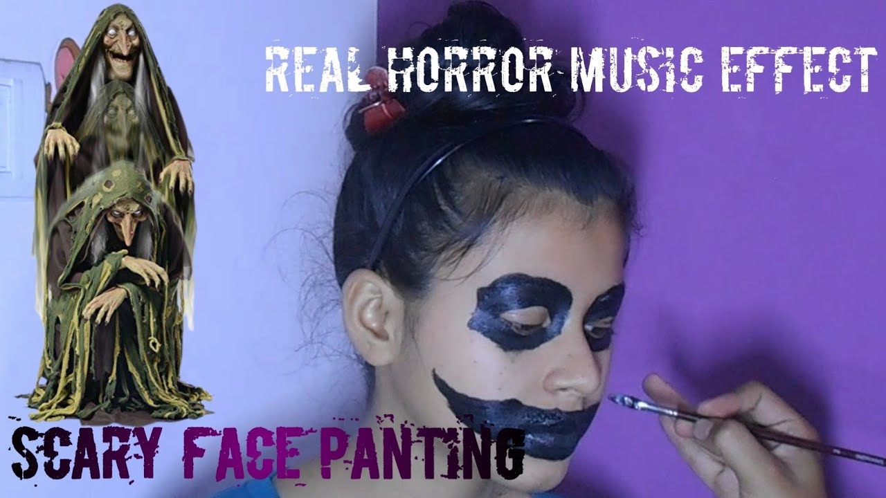 Scary face panting💀|| full tutorial🔥😈 - YouTube