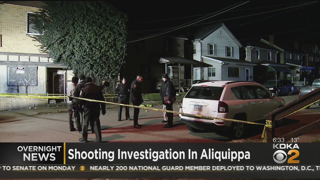 Police Investigating Aliquippa Shooting - YouTube
