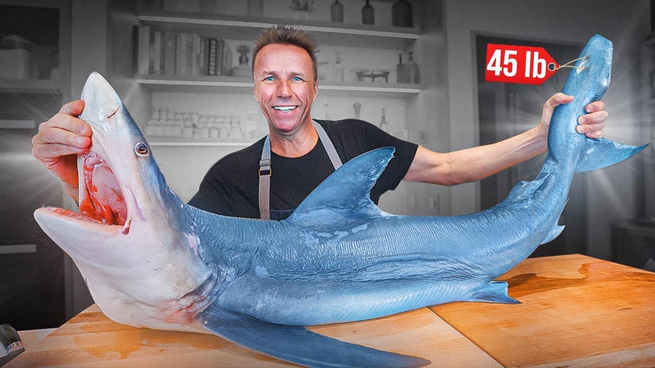 Pro Chef Marc Murphy Turns 45 Pound SHARK into the BEST FISH SANDWICHES ...