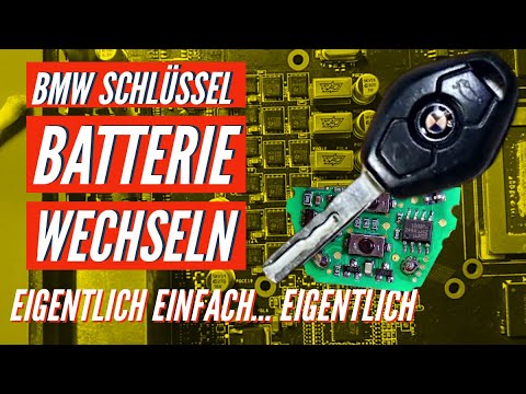 BMW Schlüssel Batteriewechsel E60 E61 E83 E46 etc