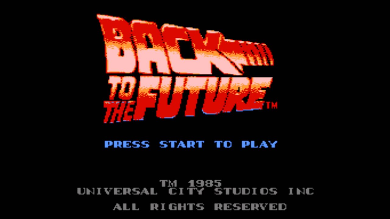 Back to the Future Title Screen (NES) - YouTube