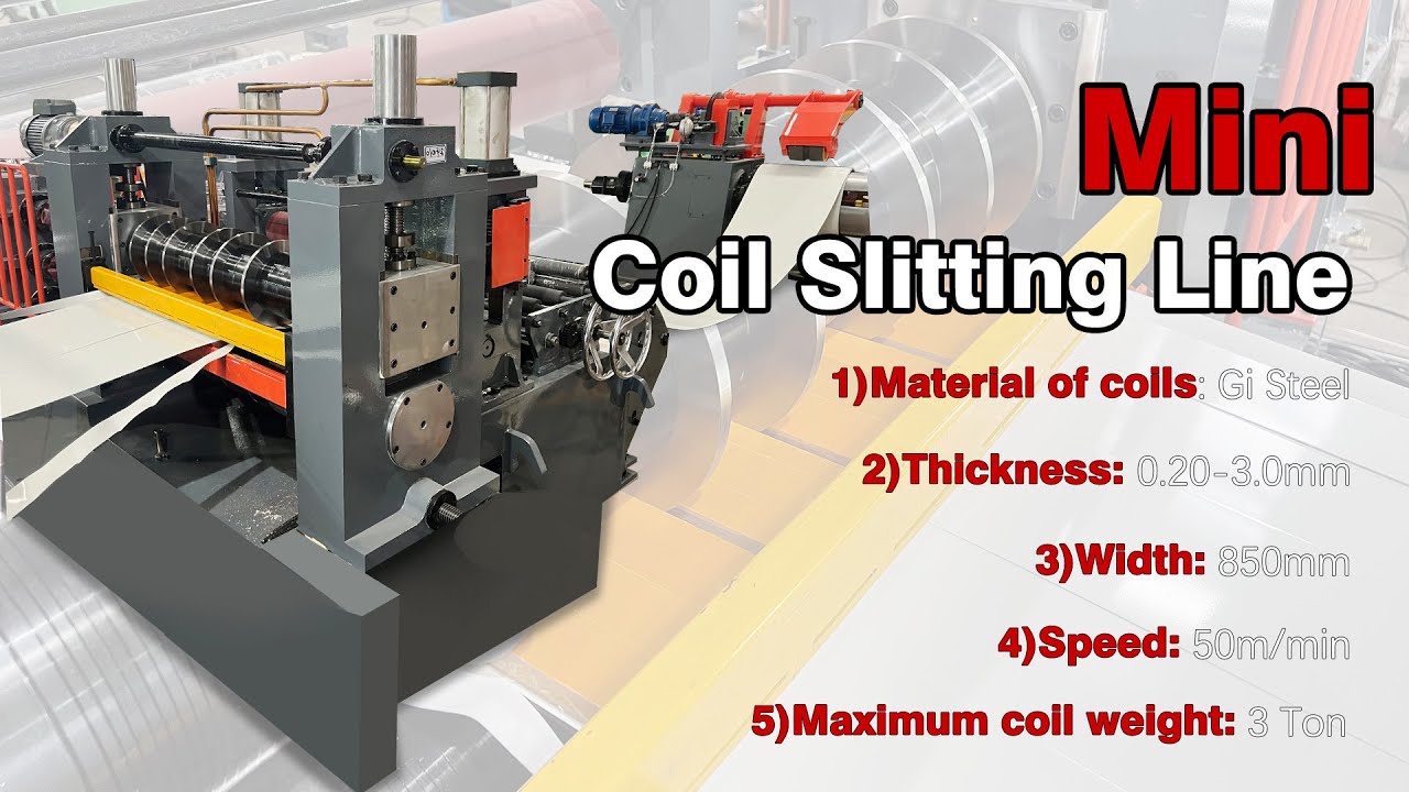Compact Coil Processing Equipment -- Steel Coil Slitting Machine And ...