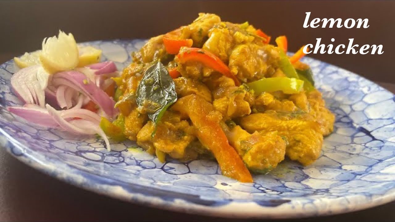 EP 35: How to make lemon chicken/easy and quick starter/Best lemon ...