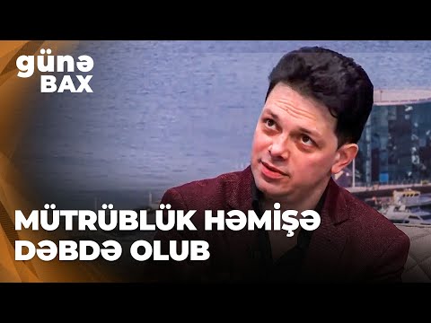 Günə bax | Xəyyam Mustafazadə | Yerindən duran əlinə mikrofon alıb oxuyur