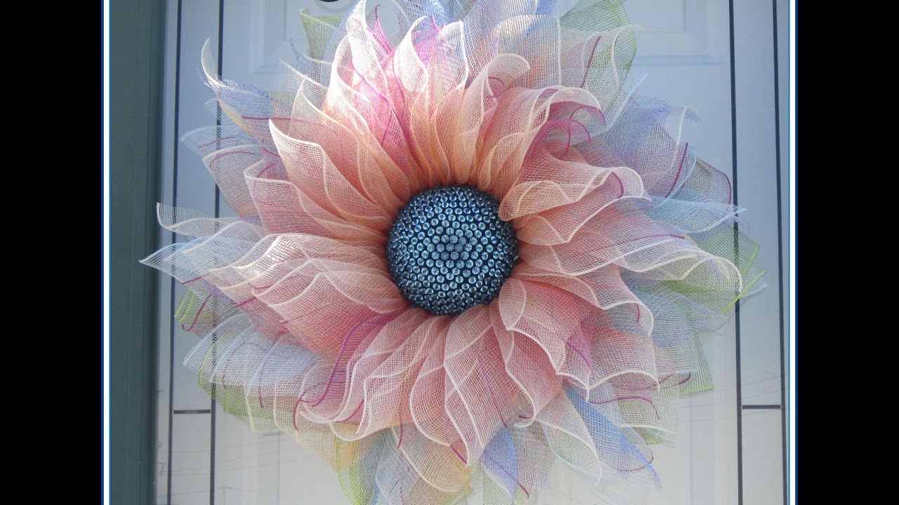 How to Cover the back of your Flower Wreaths by A Noble Touch - YouTube