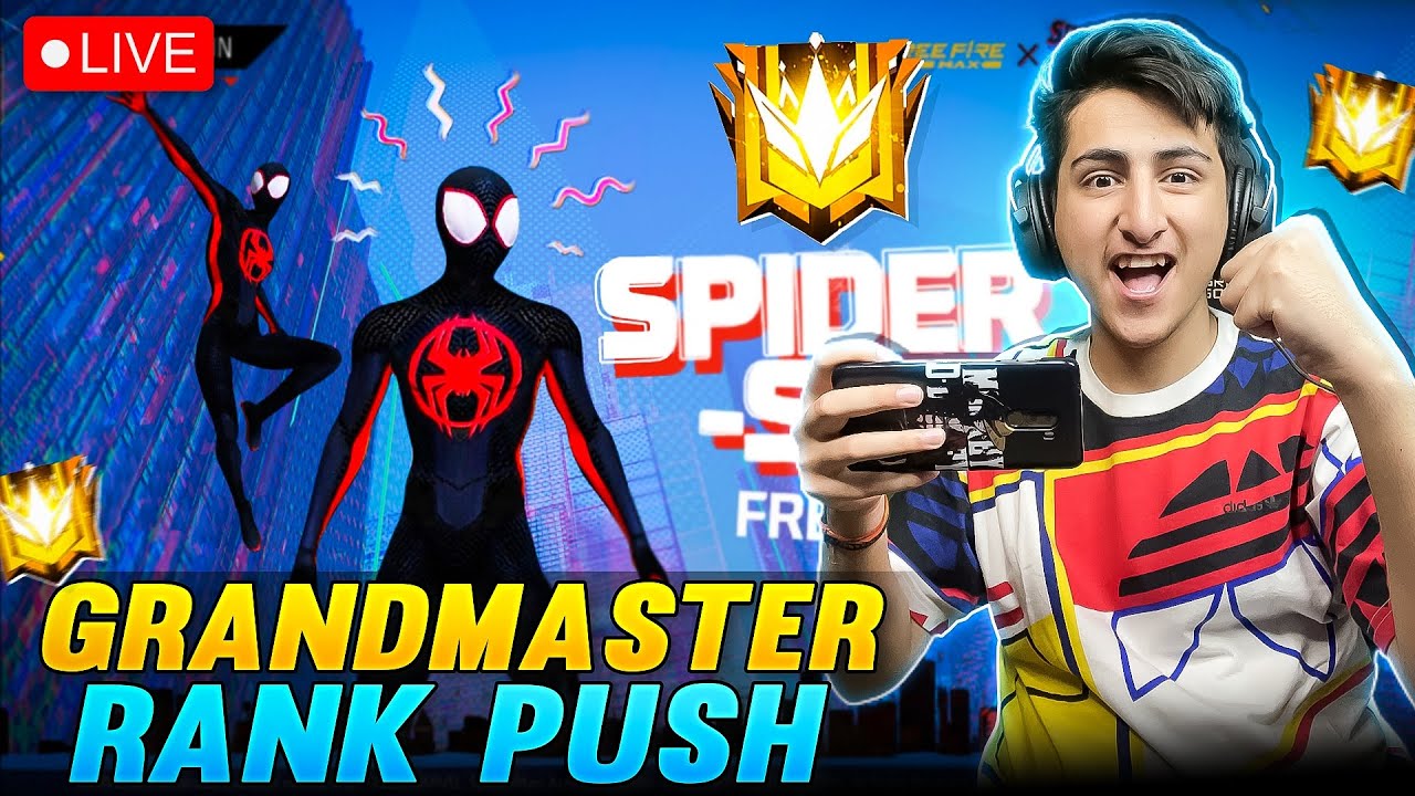 Spider Man In Free Fire😱😍Rank Push Live🛑- Garena Free Fire - YouTube