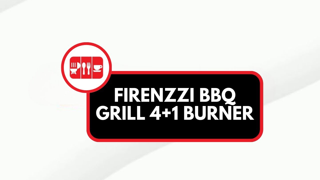 FIRENZZI BBQ GRILL 4+1 BURNER - YouTube