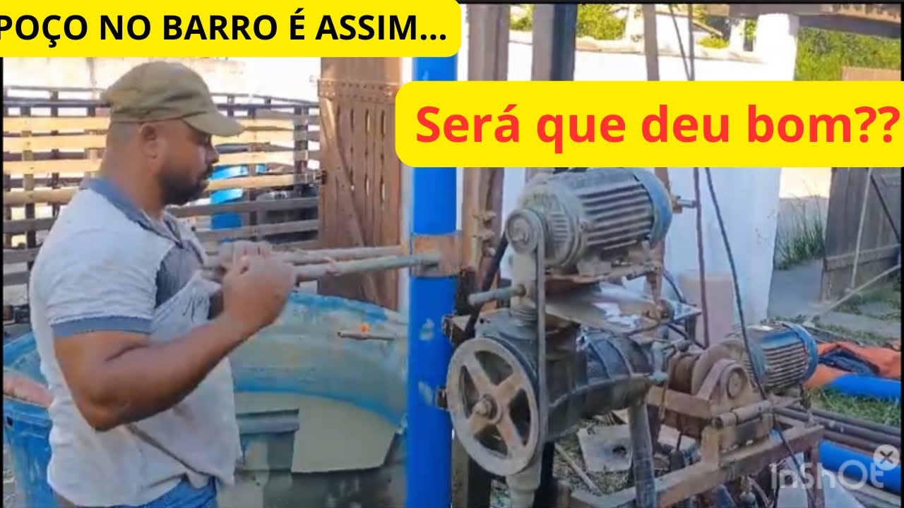 POÇO ARTESIANO DE 25 METROS NO BARRO 💦 - YouTube