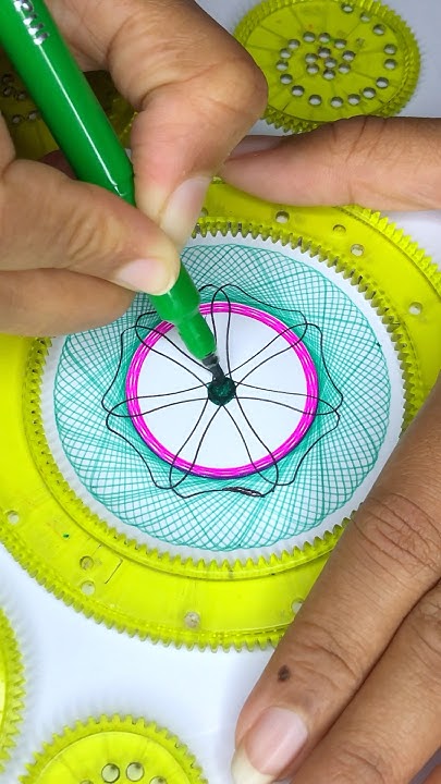 スピログラフ初心者ガイド Easy Spirograph Tutorial for Beginners! #ひまつぶし #スピログラフ #shorts - YouTube