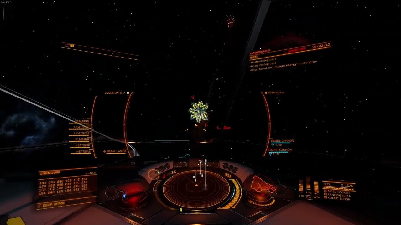AX FDL Gatling Gauss VS Cyclops - Elite Dangerous - YouTube