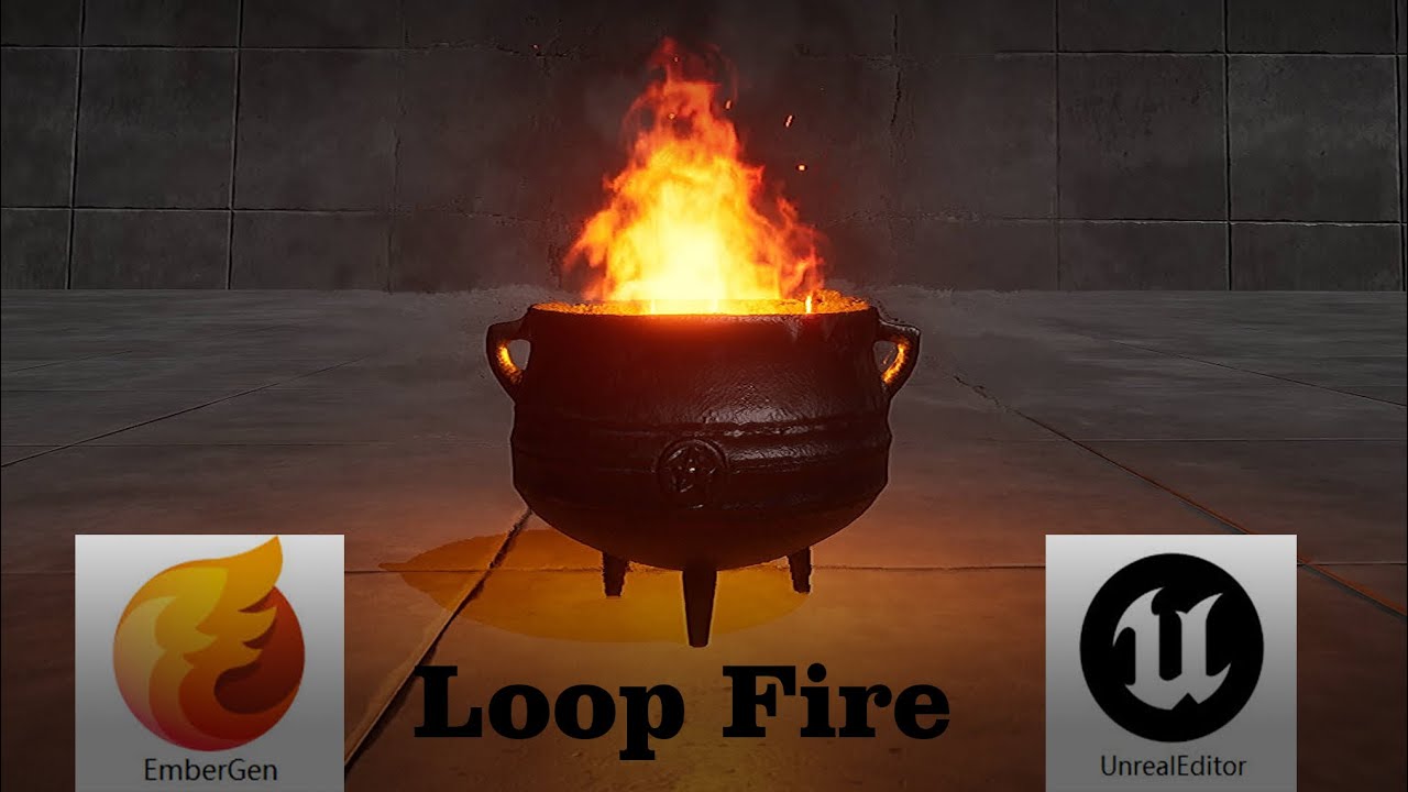 Embergen To UE5-Viusal Effect Tutorial(VFX)-Fire Loop - YouTube