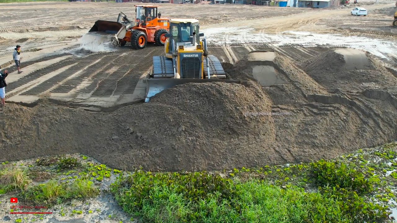 The Best Last Update Dozer Showing Removing Sand In Water And Talented ...