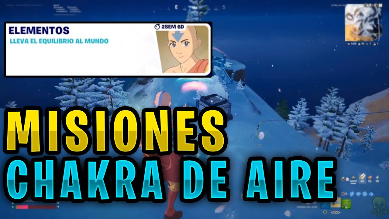 COMO COMPLETAR TODAS LAS MISIONES CHAKRA DE AIRE EN FORTNITE! GUÍA ...