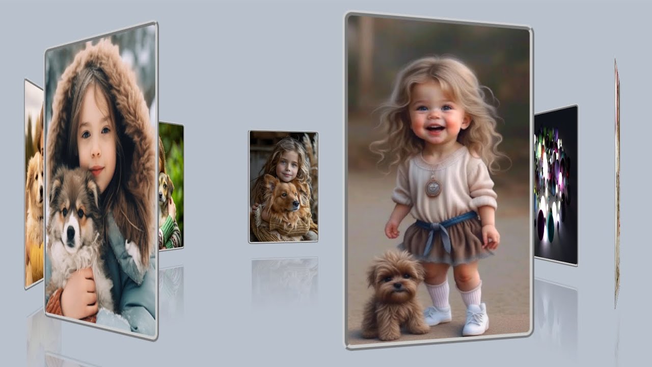 Create a 3D image Carousel Animation with pure HTMLCSS|NO JavaScript ...