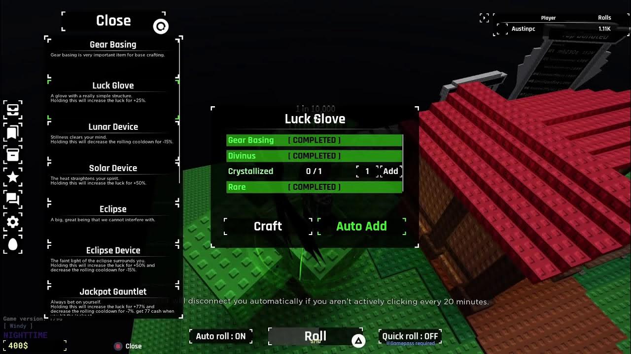 Playing sols rng - YouTube