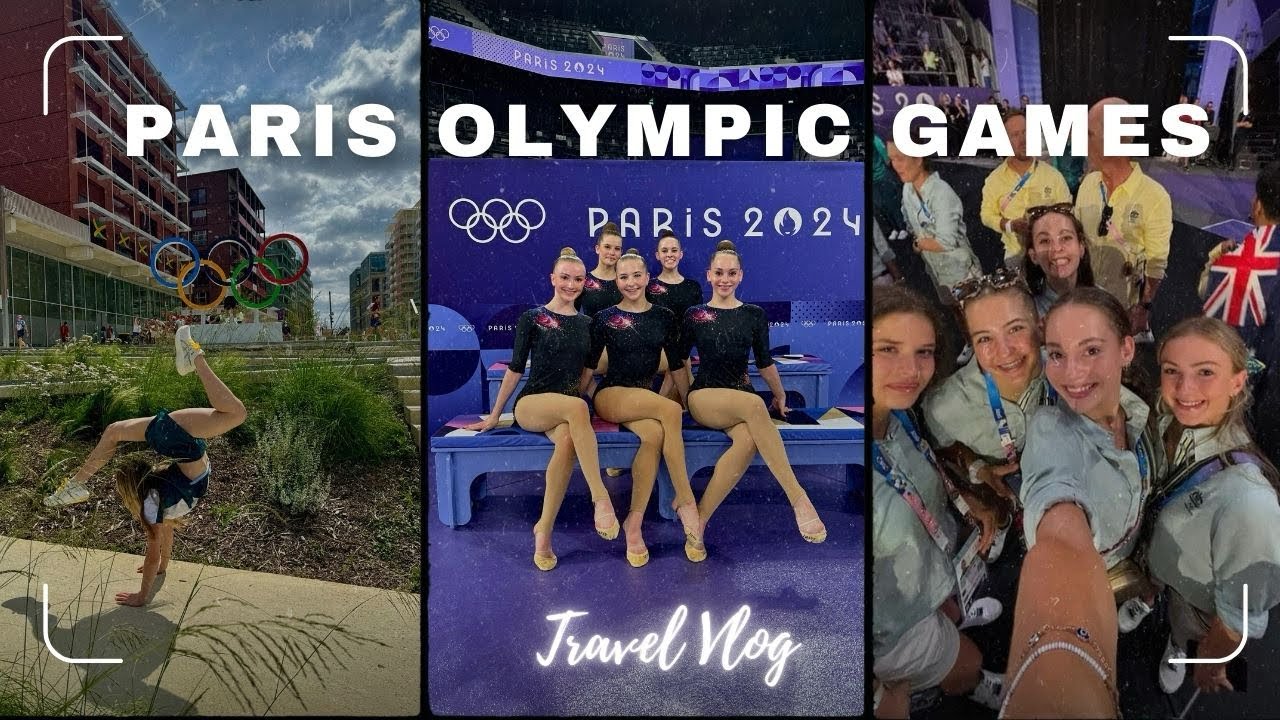 PARIS OLYMPIC GAMES VLOG | Pre-Olympic Camp, Village Life, Competition ...