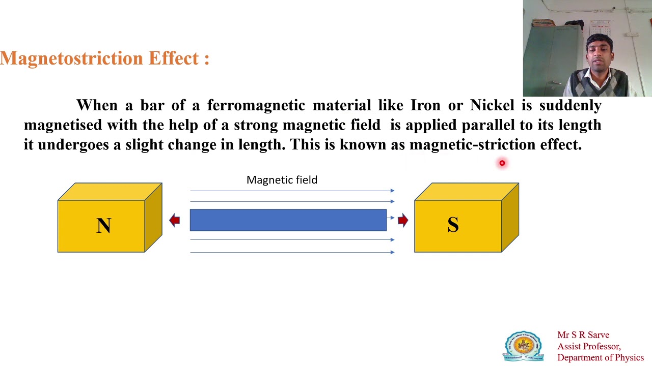 Magnetostriction effect and Oscillator - YouTube