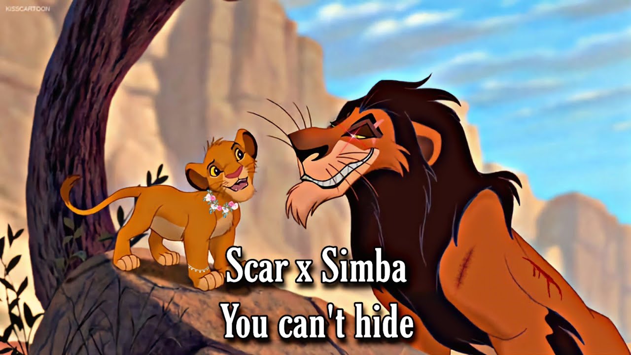 Scar x Simba | Lion King | You can't hide | Edit - YouTube