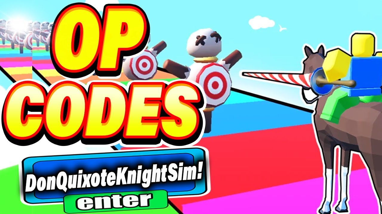 ALL NEW *SECRET CODES* IN ROBLOX DONQUIXOTE KNIGHT SIMULATOR ( roblox ...