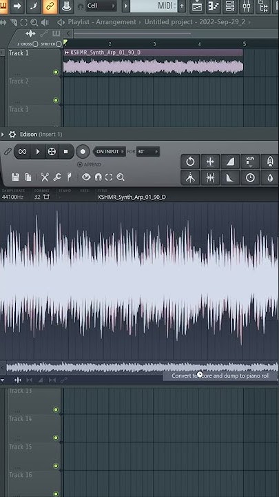 FL Studio Hack How to Convert Audio To MIDI #shorts #flstudio #producer - YouTube