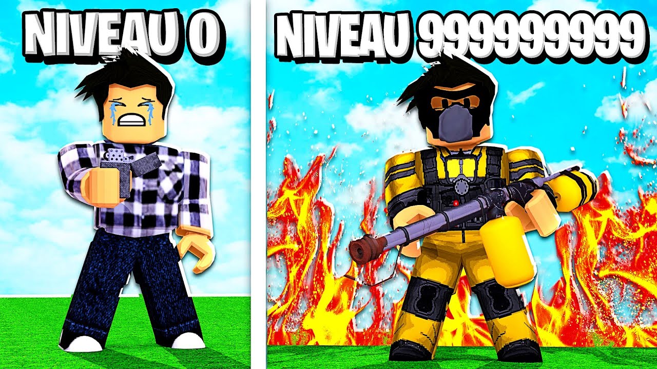 MON LANCE FLAMMES NIVEAU 999,999,999 DANS ROBLOX ! - YouTube