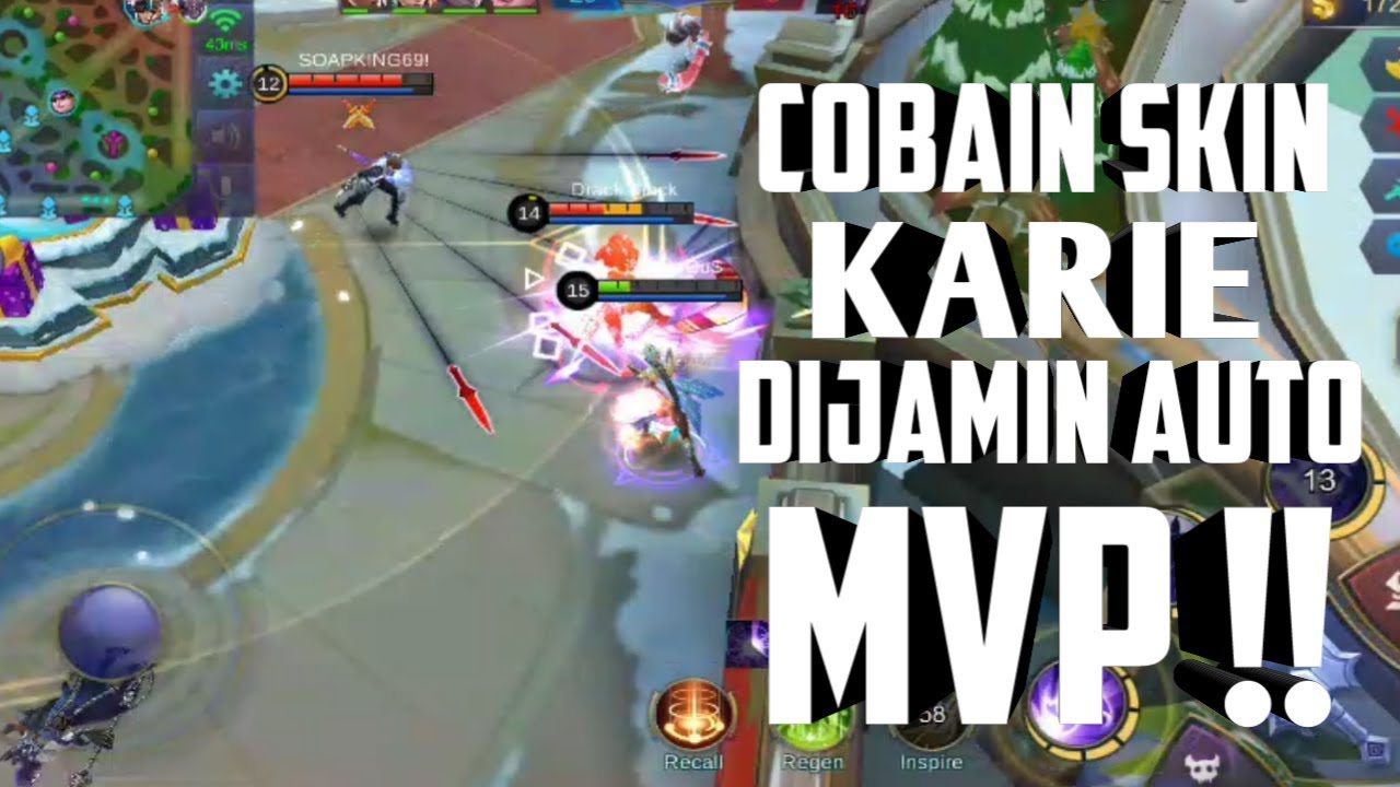 Cobain Skin Karie Di jamin Auto Mvp !! Mobile Legend - YouTube