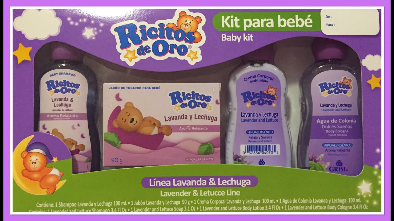Ricitos de oro Baby Kit 👶🏻 Lavanda y lechuga 🥬 Kit para Bebe - YouTube