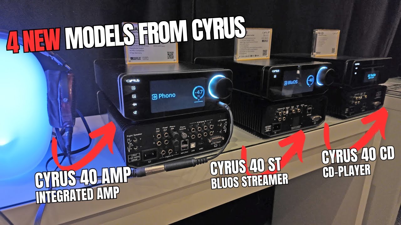Cyrus Launches 4 New 40 Series Models – Including a BluOS Streamer ...