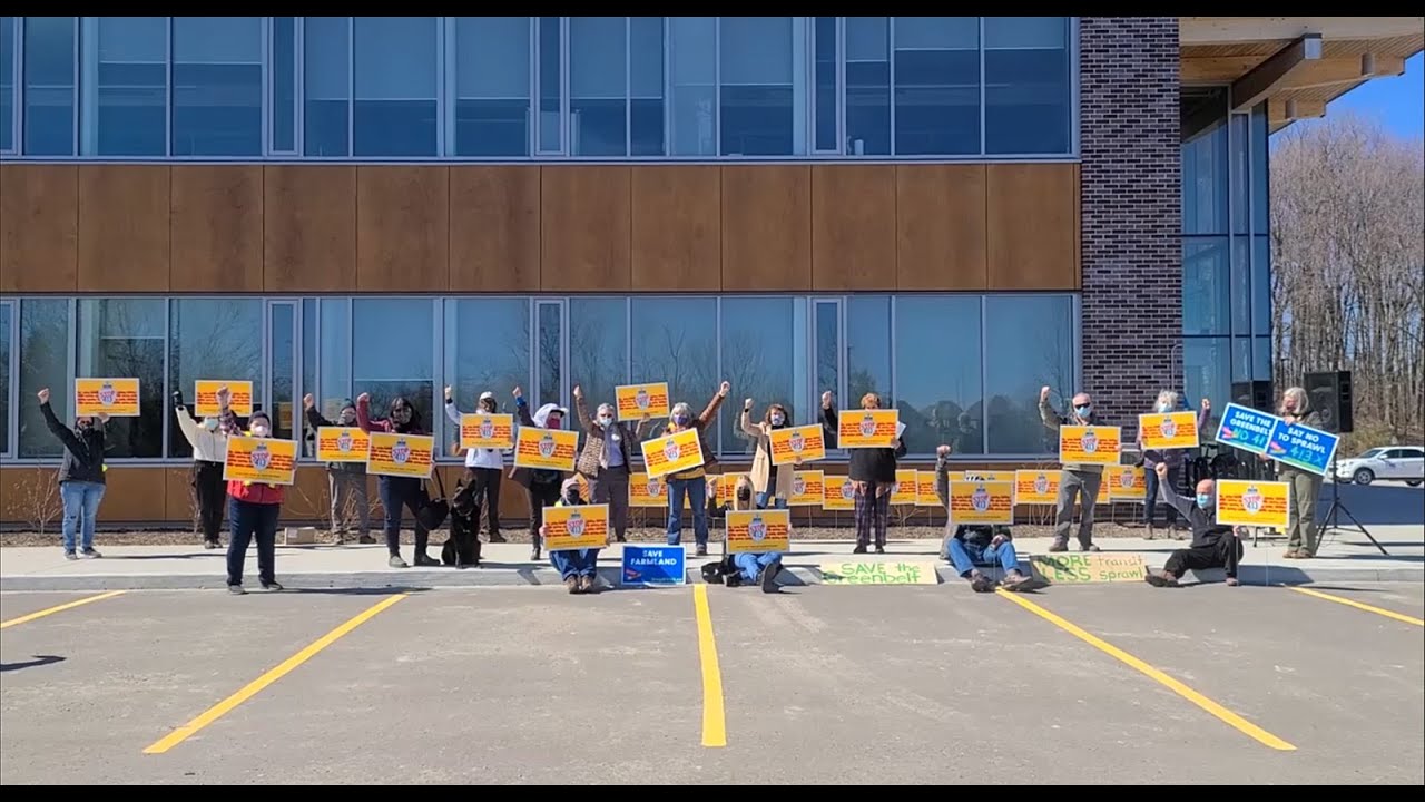 Stop Highway 413 Rally, March 2021 - YouTube