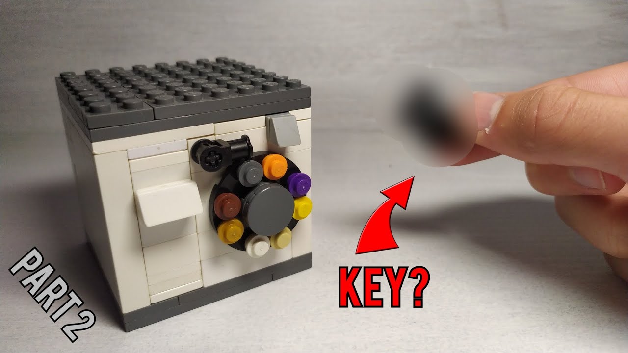 Lego safe with combination lock (part 2) - YouTube