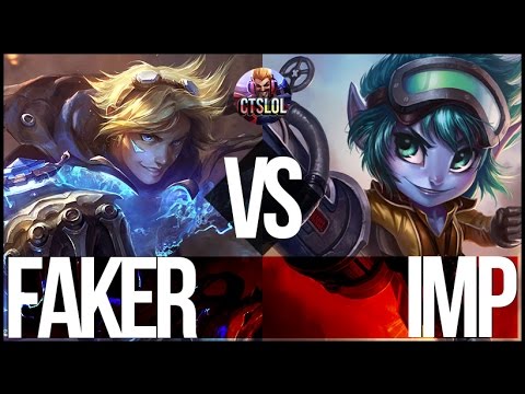 [이즈리얼] Faker vs Imp [트리스타나] 하이라이트 영상 / [Ezreal] Faker vs Imp [Tristana] Highlights - YouTube