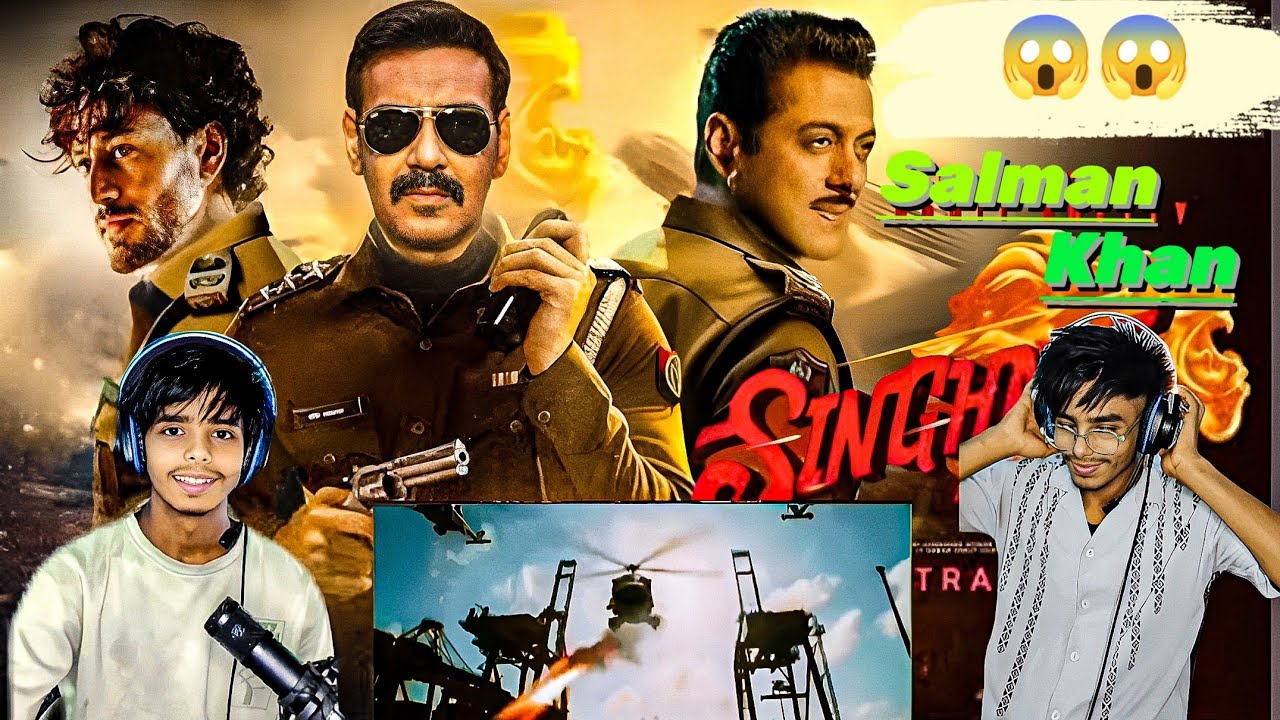 Singham Again Trailer Reaction | Real Rizu - YouTube