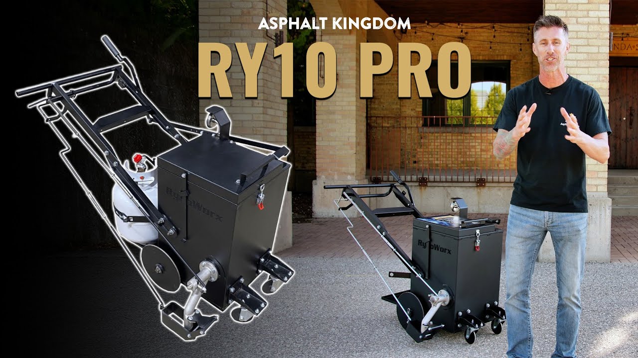 Asphalt Crack Repair Best Seller: RynoWorx RY10 Pro - YouTube