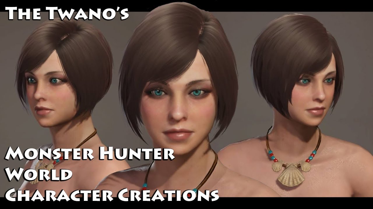 Monster Hunter World - Character Creation (Cute Female) #29 - YouTube