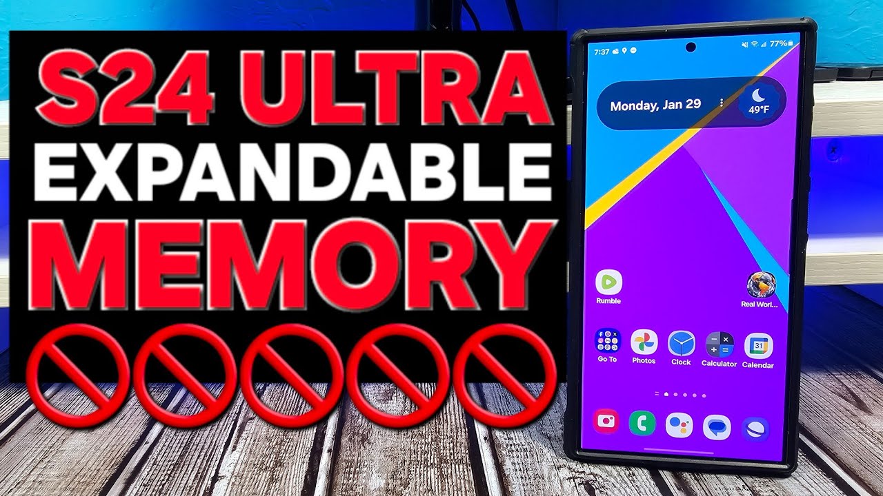 Does The Samsung Galaxy S24 Ultra Support Expandable Storage - YouTube
