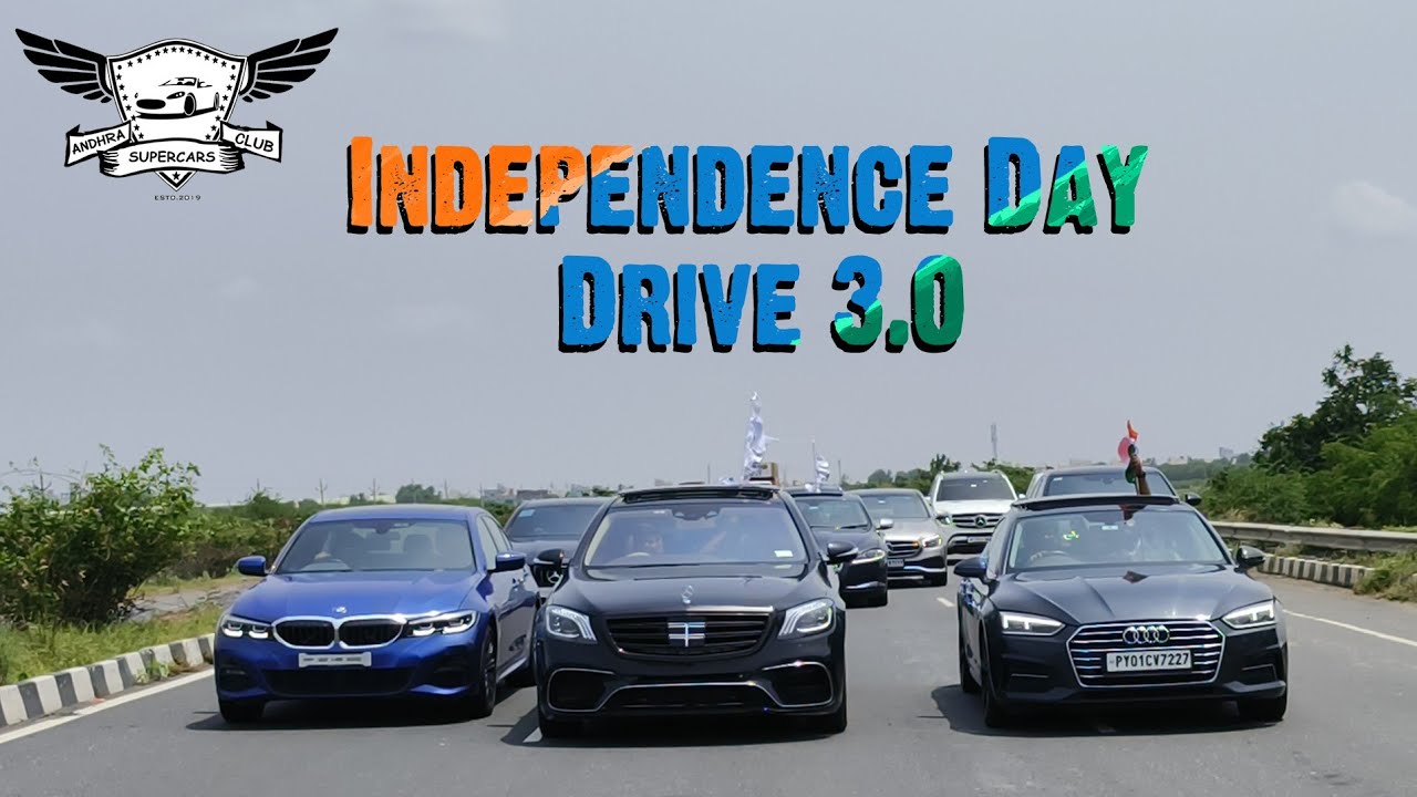 Independence Day Drive 3.0 : Andhra Super Car Club's Super and Luxury ...
