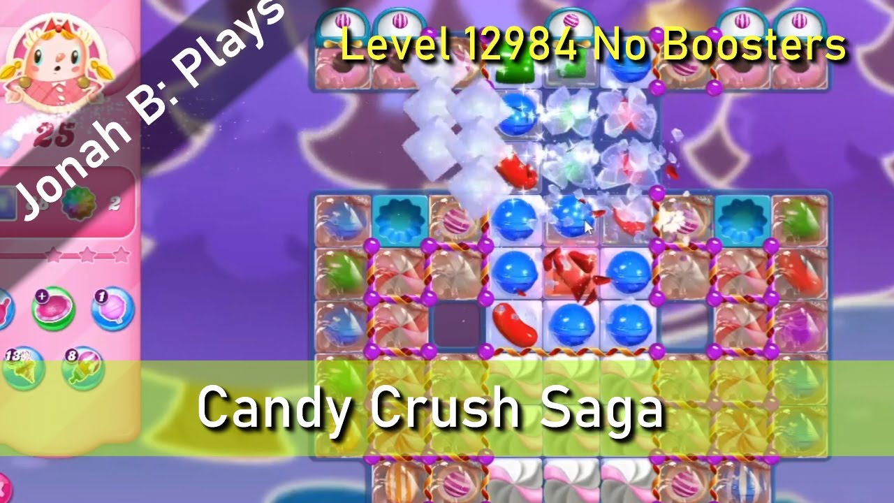 Candy Crush Saga Level 12984 No Boosters - YouTube